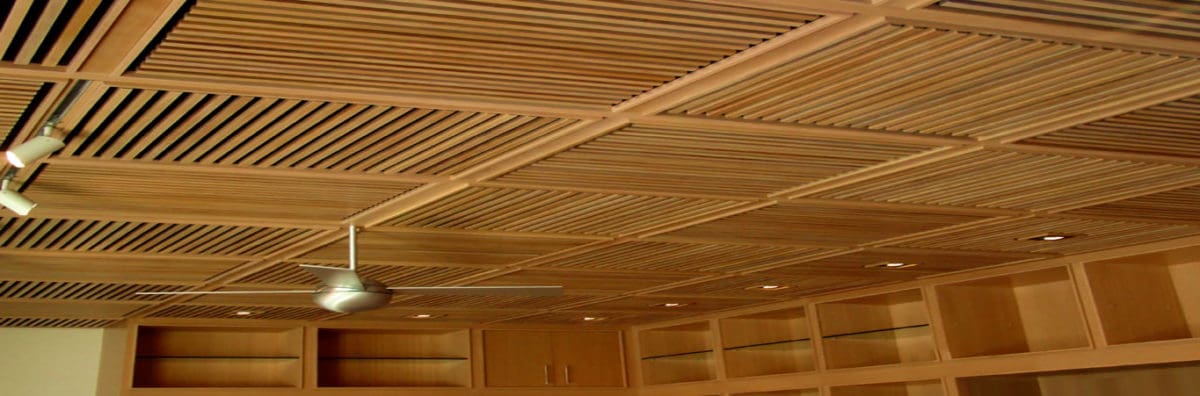 Wood Ceiling Header - Signature Millwork