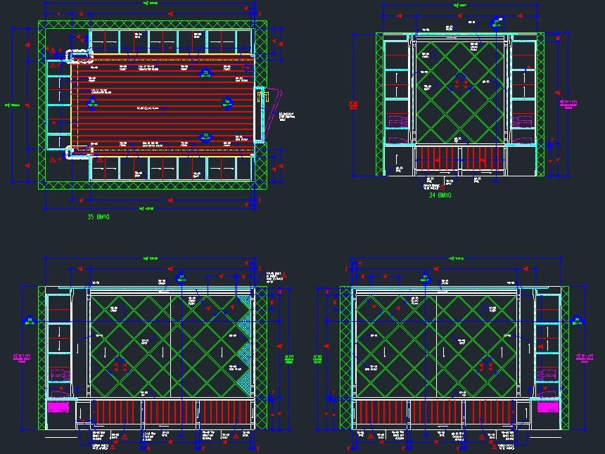 Coolwater Wine Room Shop Drawings - Signature Millwork